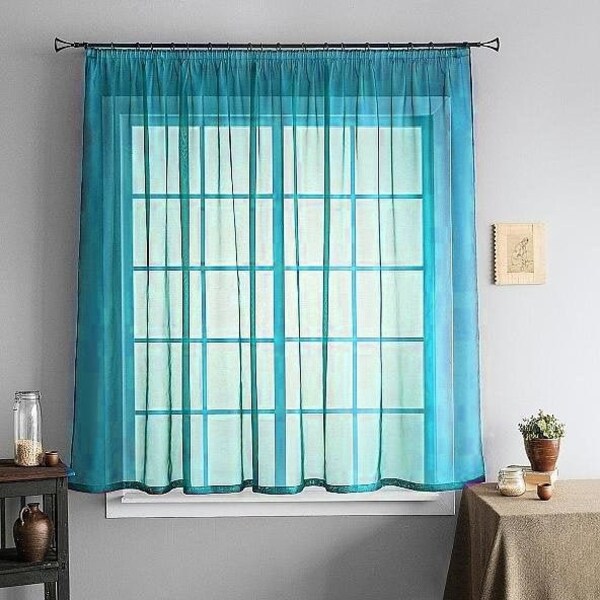 Turquoise Curtains - Etsy