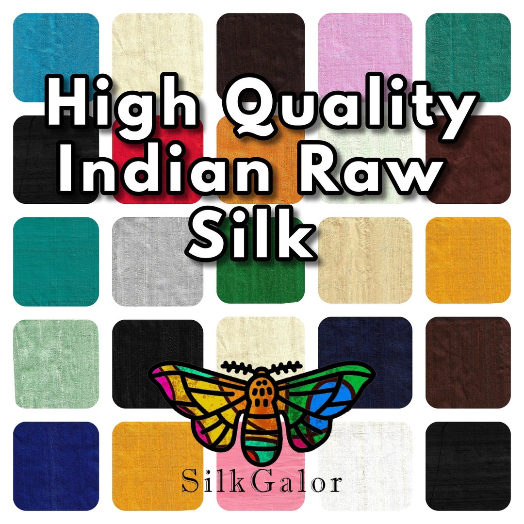 Raw Silk of the Highest Quality Handloomed in India Rough Silk With ...
