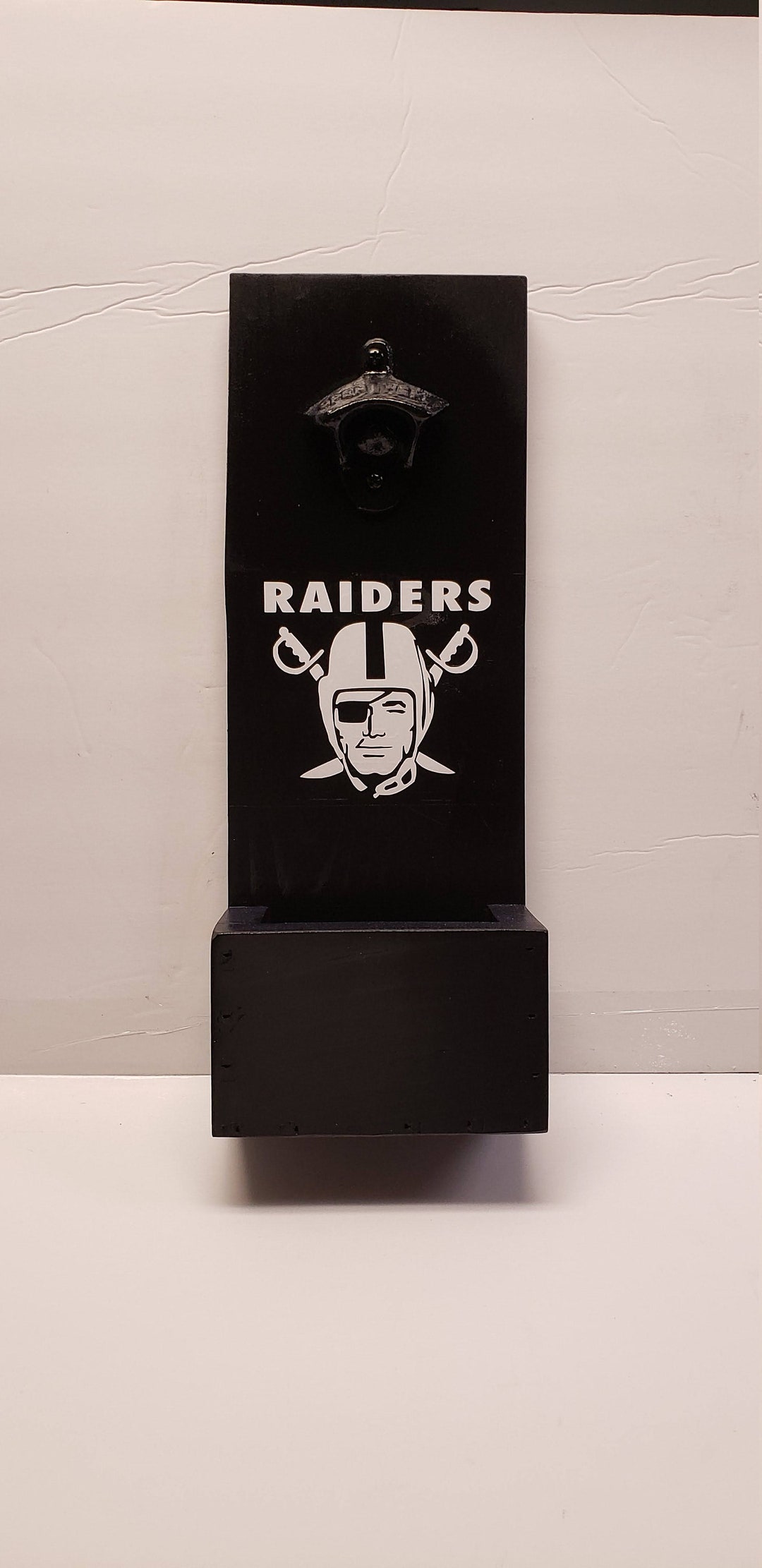 Las Vegas Raiders Wall Mount Bottle Opener - Etsy