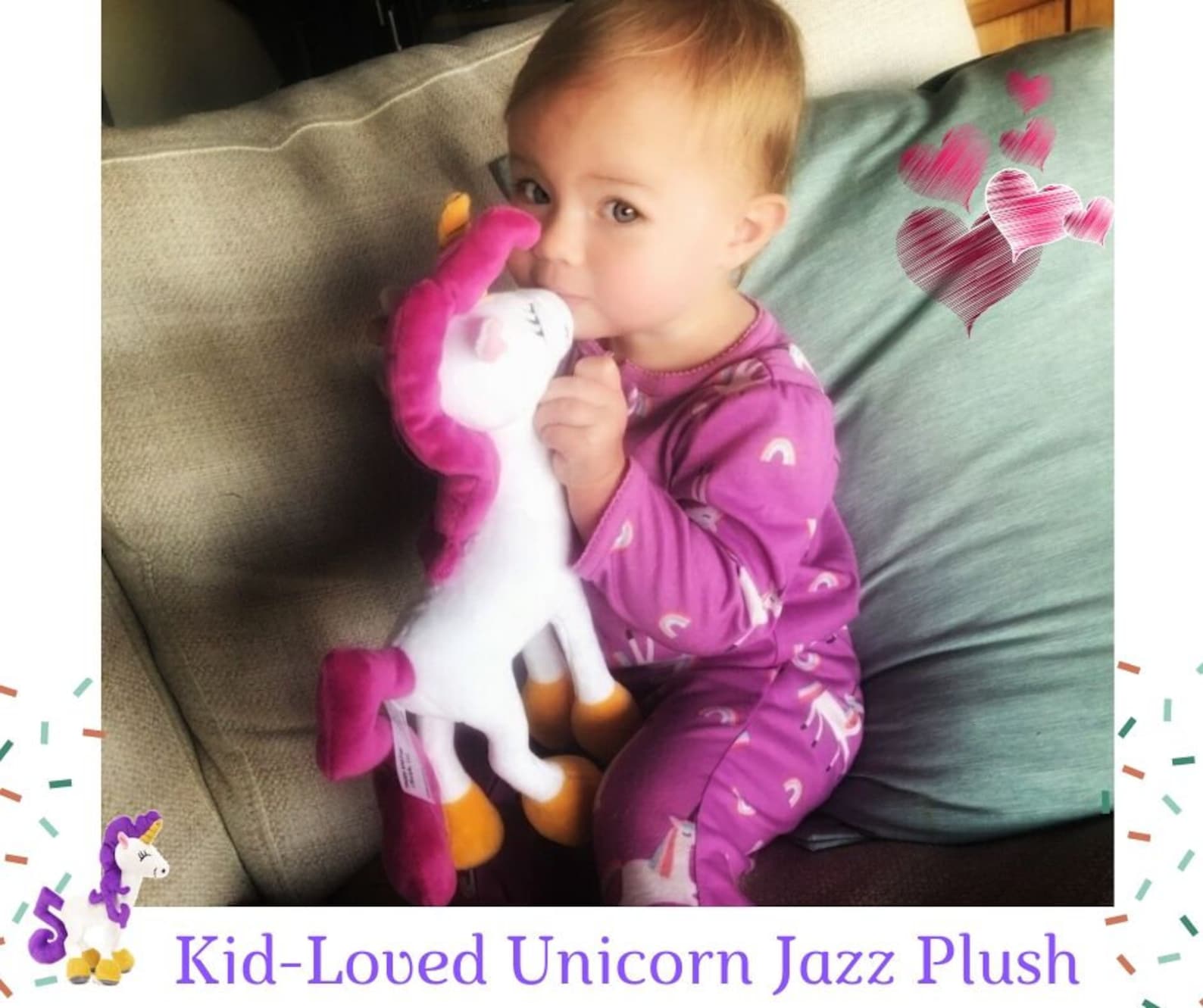 Unicorn Jazz Kids Loved Popular Unicorn Plush Toy Gift Based on ...