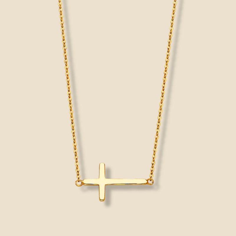 Sideways Cross - Etsy