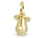 Real Gold Pacifier Charm 14k Real Gold Baby Shower Pendant Perfect Gift ...