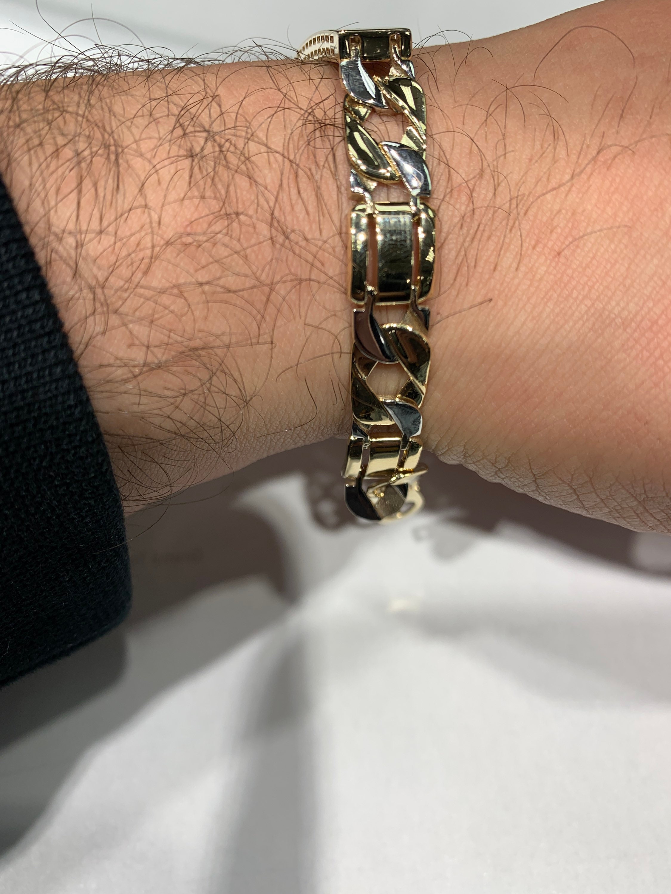 Mens Bracelet 14k Solid Gold Bracelet perfect gift for anyone | Etsy