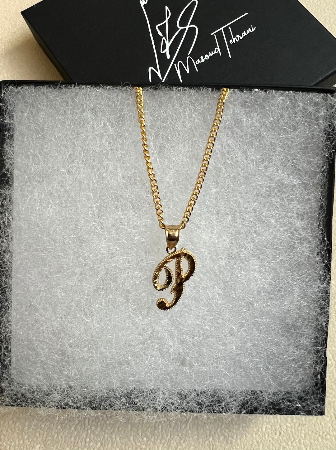 Initial or Letter P Pendant 14k Solid Gold Pendant Perfect Gift for ...