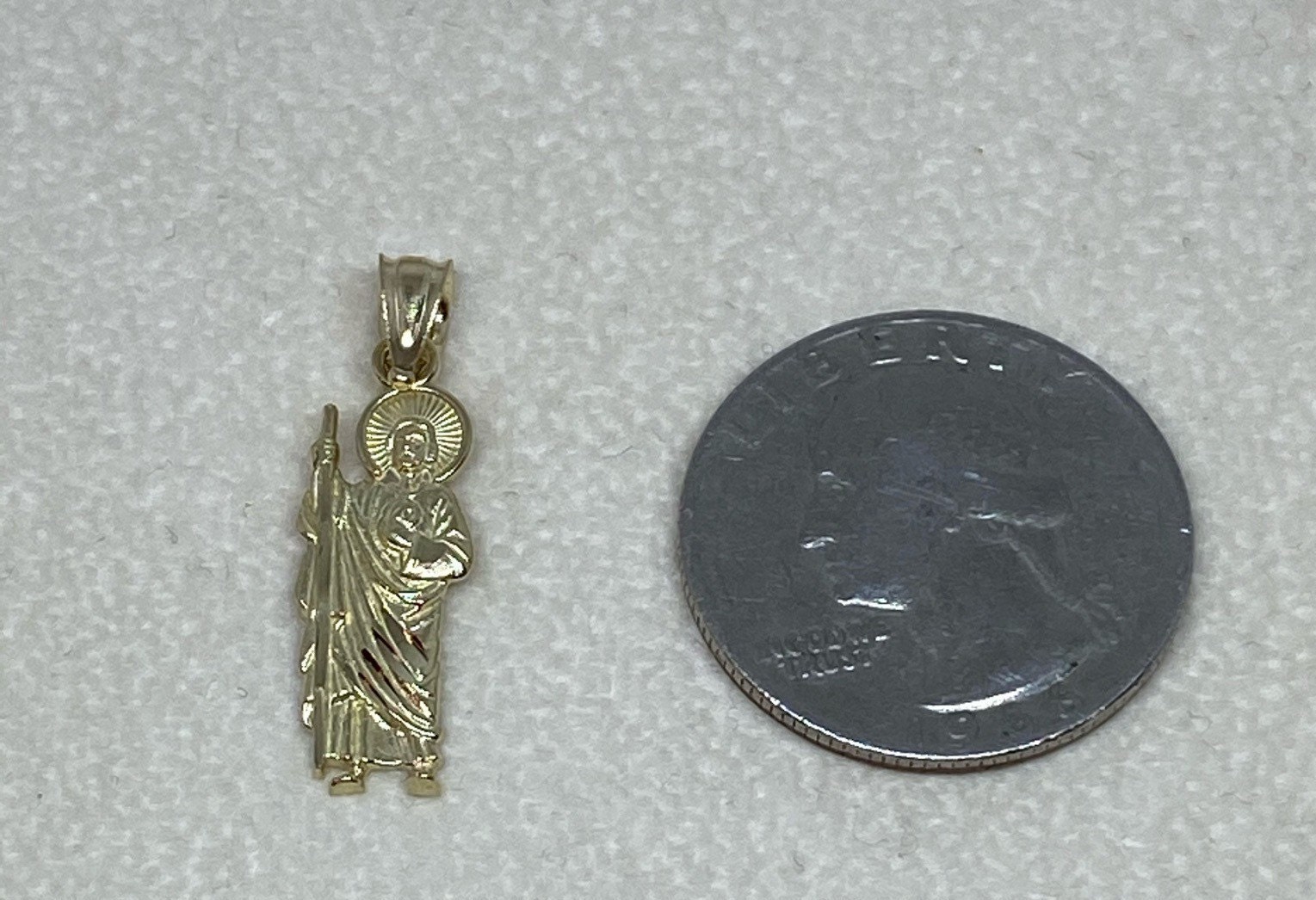 Saint Judith Necklace 14k Solid Gold Pendant Perfect Gift for | Etsy