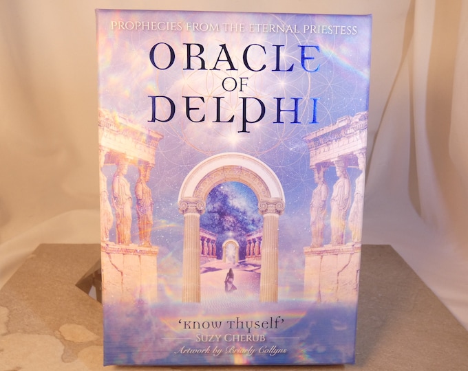 The Oracle of Delphi Oracle Cards Box Set With Free Gemstone Bracelet ...