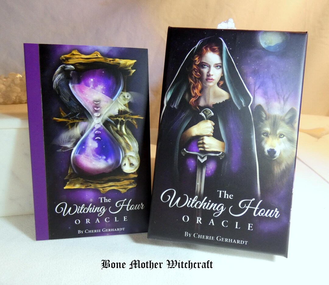 The Witching Hour Oracle Cards Box Set With Free Gemstone Bracelet - Etsy