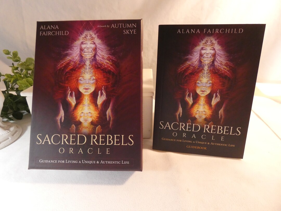 The Sacred Rebels Oracle Cards Deck Box Set With Free Gemstone Bracelet ...