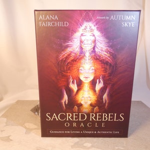 The Sacred Rebels Oracle Cards Deck Box Set With Free Gemstone Bracelet ...