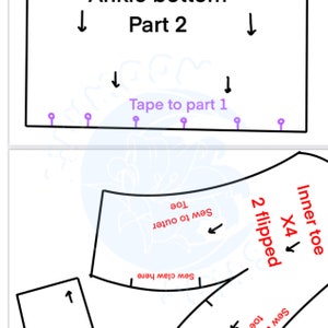 Digi Fursuit Foot Pattern and Short Tutorial - Etsy