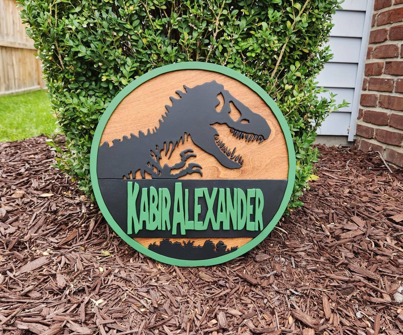 Dinosaur Sign With Name T-rex Dinosaur Sign Jurassic Name - Etsy