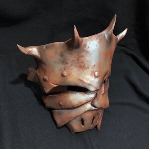 Rusty Iron Mask plastic 3D Printed Cosplay Costume Halloween - Etsy