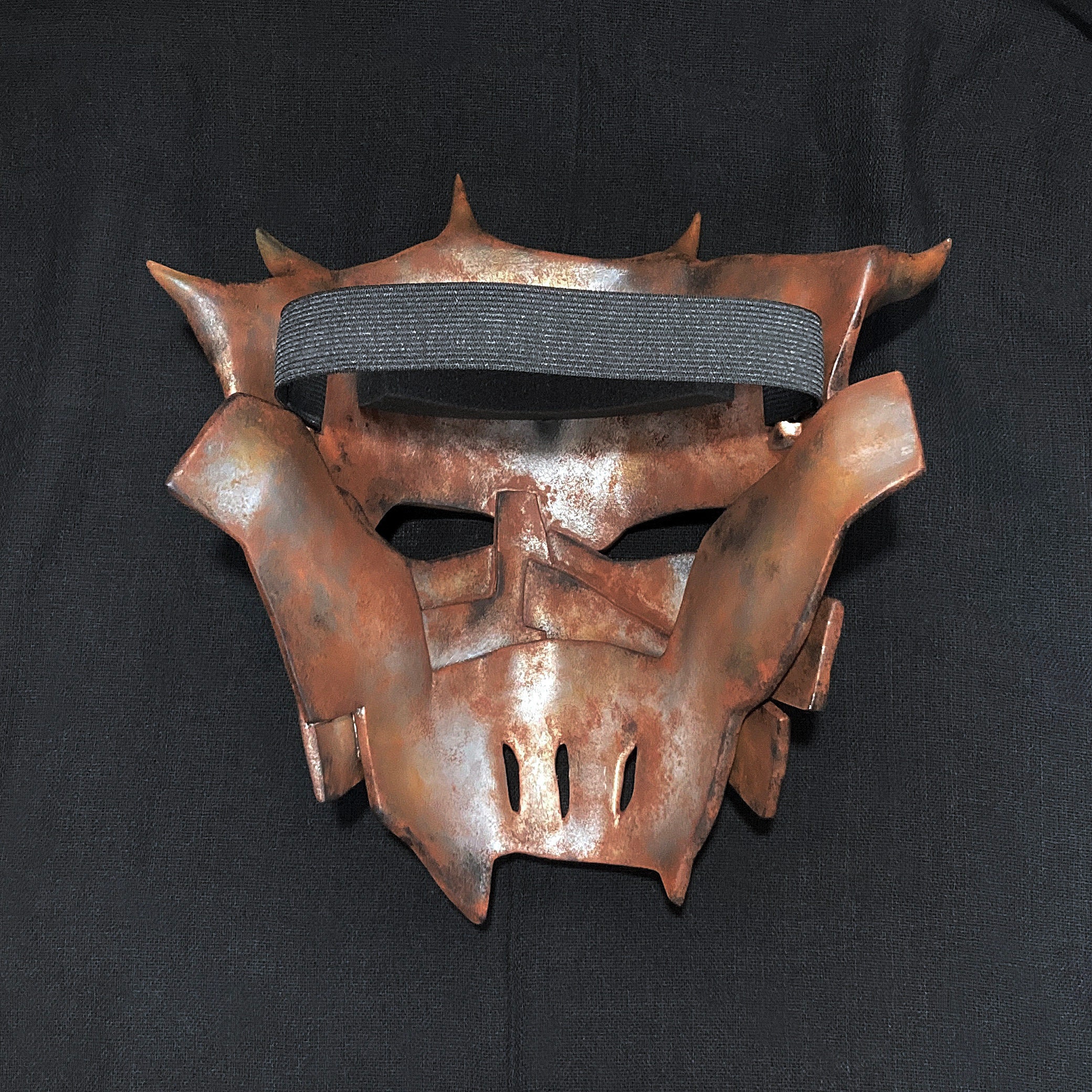 Rusty Iron Mask (plastic) - 3D Printed - Cosplay Costume - Halloween - Etsy