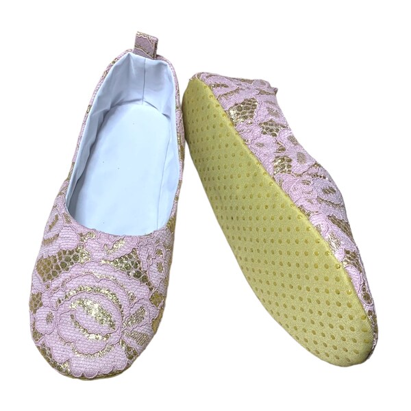 Gold Slippers - Etsy