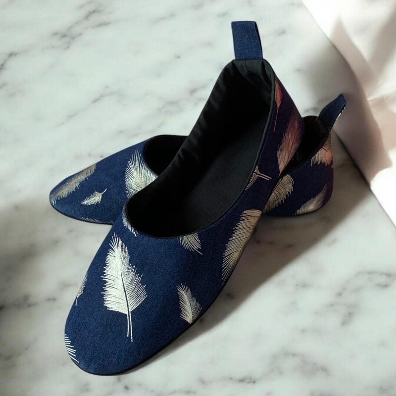 Denim Slippers - Etsy