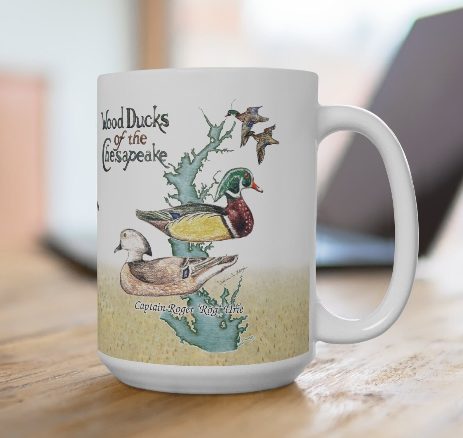 Captain Rog Urie Wood Duck Decoy Hunter Gift for Father's Day Gift for ...