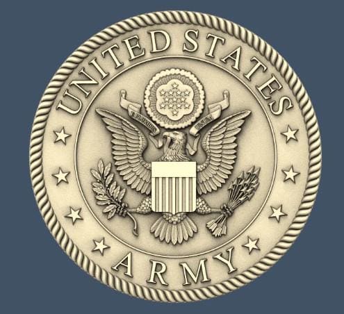 US Army Sign 3D STL Model, CNC Router Files (digital Download) - Etsy