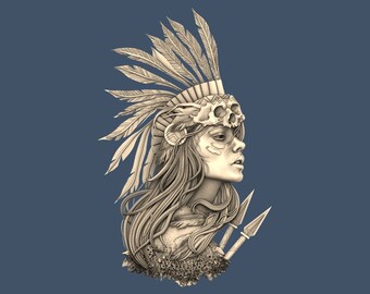 American Indian Stl Files - Etsy