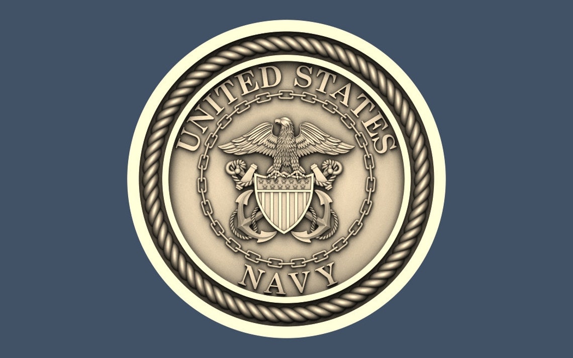 US Military Insignia 3D STL Model, CNC Router Files (digital Download ...