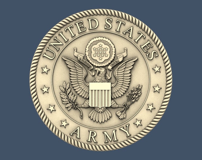 US Military 3D STL Model for CNC Routers & 3D Printers - Etsy
