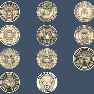 U.S. Army American Army Signs U.S. Military Insignia 3D STL - Etsy