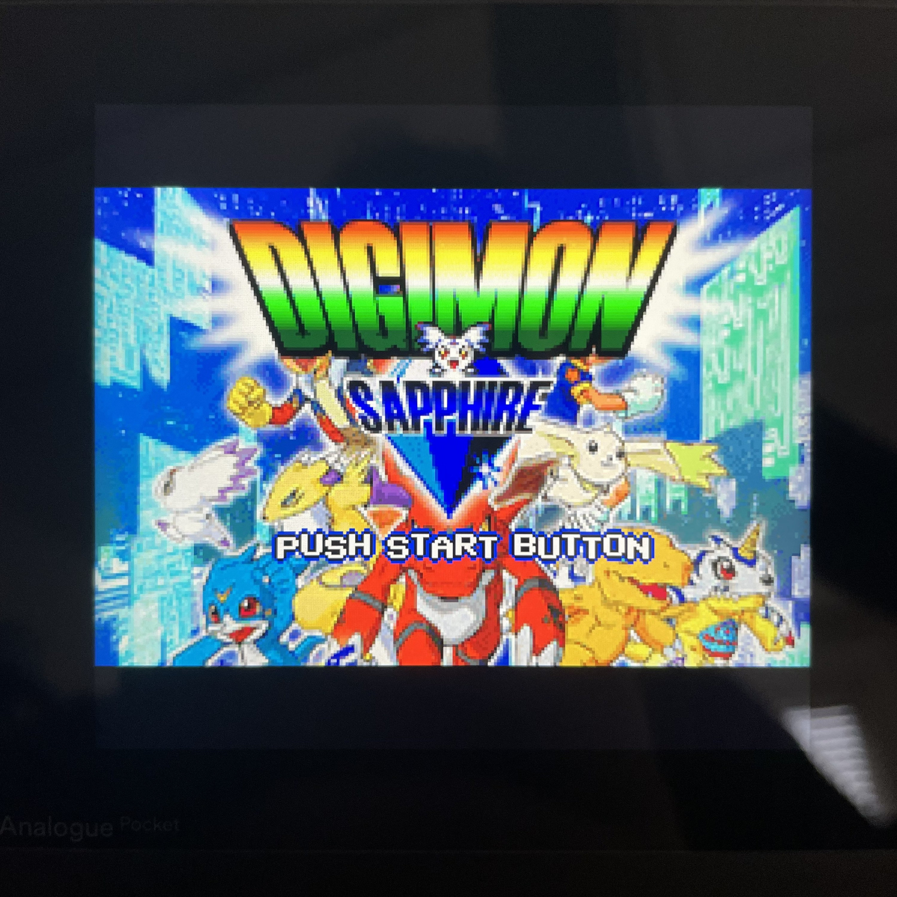 Vintage Unlicensed Digimon: Sapphire for Gameboy Advance GBA Cart Rare ...