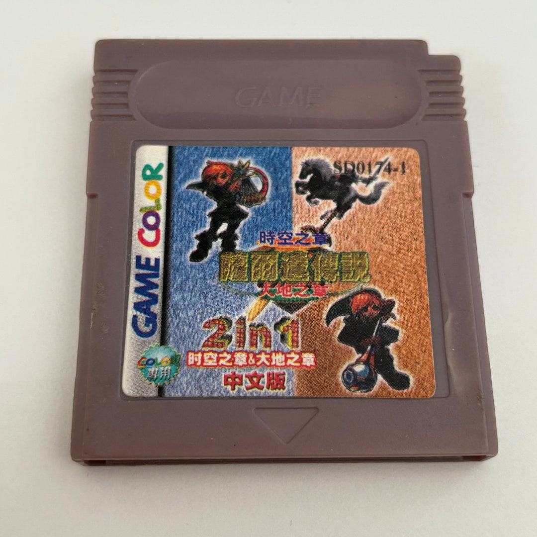 Vintage Legend of Zelda Oracle of Ages Seasons Game Cartridge Gameboy ...