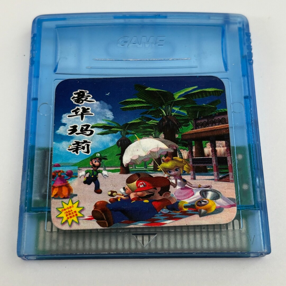 Unlicensed Cart Super Mario Bros Deluxe - Chinese DMG Game Cartridge ...