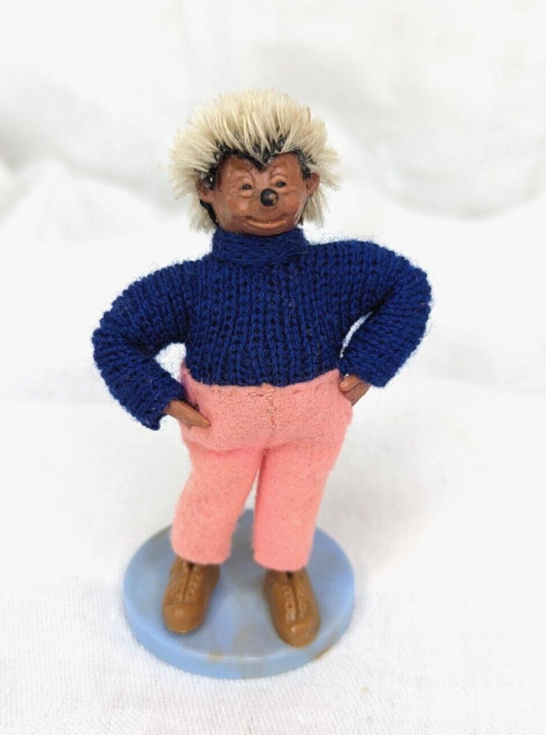Vintage 1960s Peter Mecki 3.5" Steiff Hedgehog Casual Standing ...