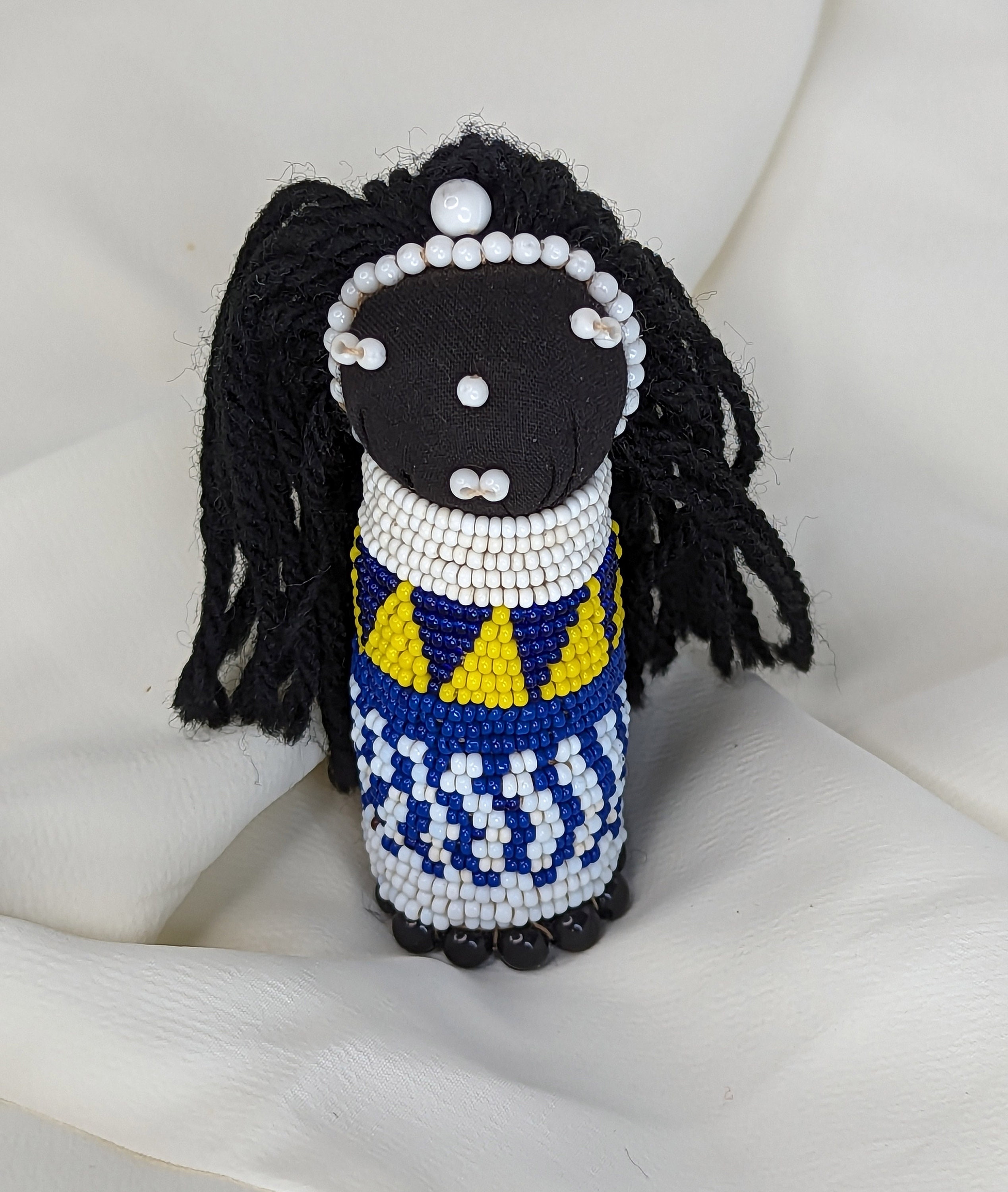 Wee Vintage African Beaded Token Doll Zulu Sangoma 3.5" - Etsy