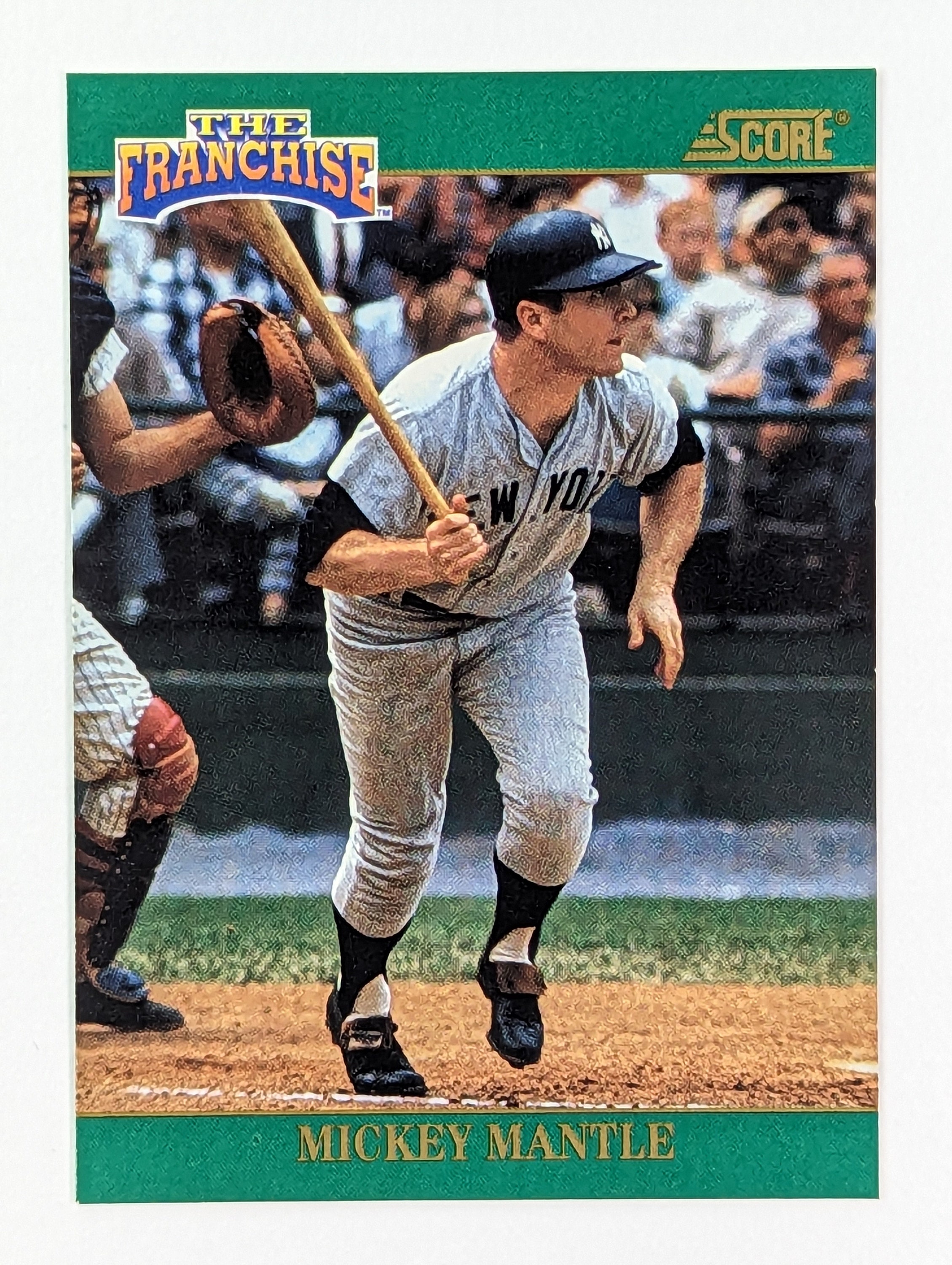 1992 Score the Franchise Mickey Mantle Insert Card 2 of 4 MLB Trading ...