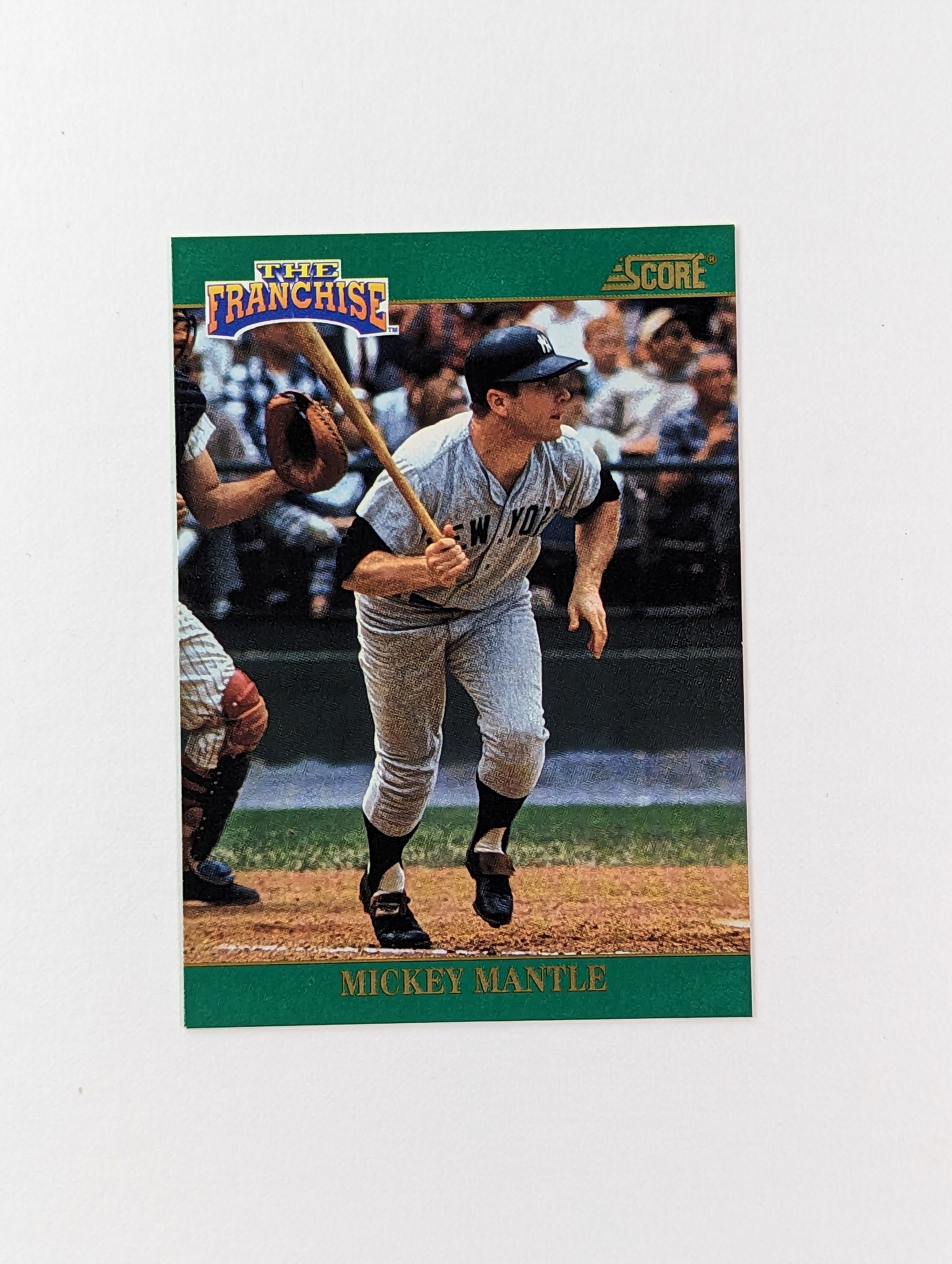 1992 Score the Franchise Mickey Mantle Insert Card #2 of 4 MLB Trading ...