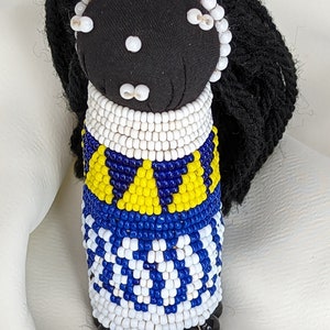 Wee Vintage African Beaded Token Doll Zulu Sangoma 3.5" - Etsy