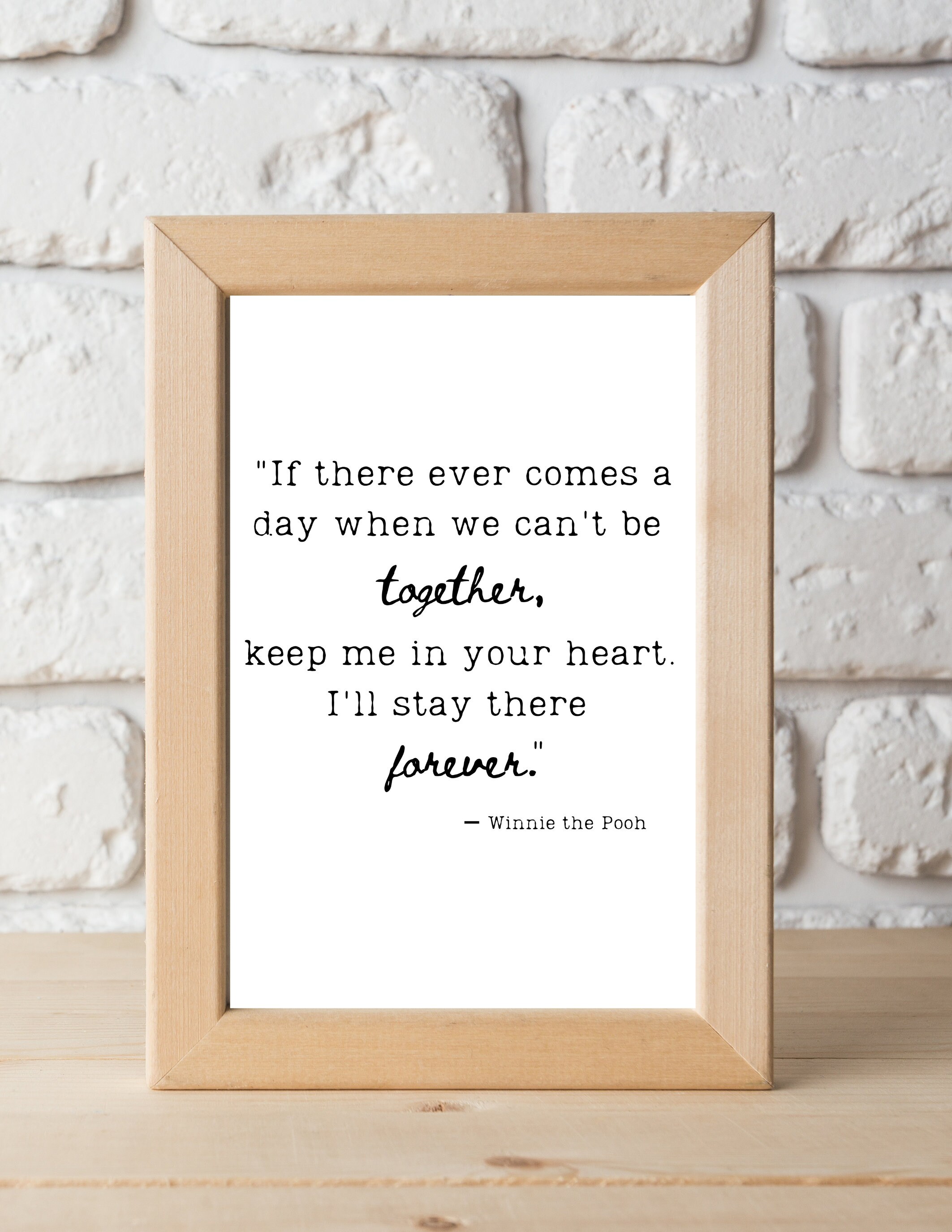Winne the Pooh Quote, Baby Nursery Quote, Instant Download Quote for ...