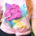 Not Our Dino Unisex Pink Tee, Dinosaur Ride Shirt, Animal Kingdom Tee ...