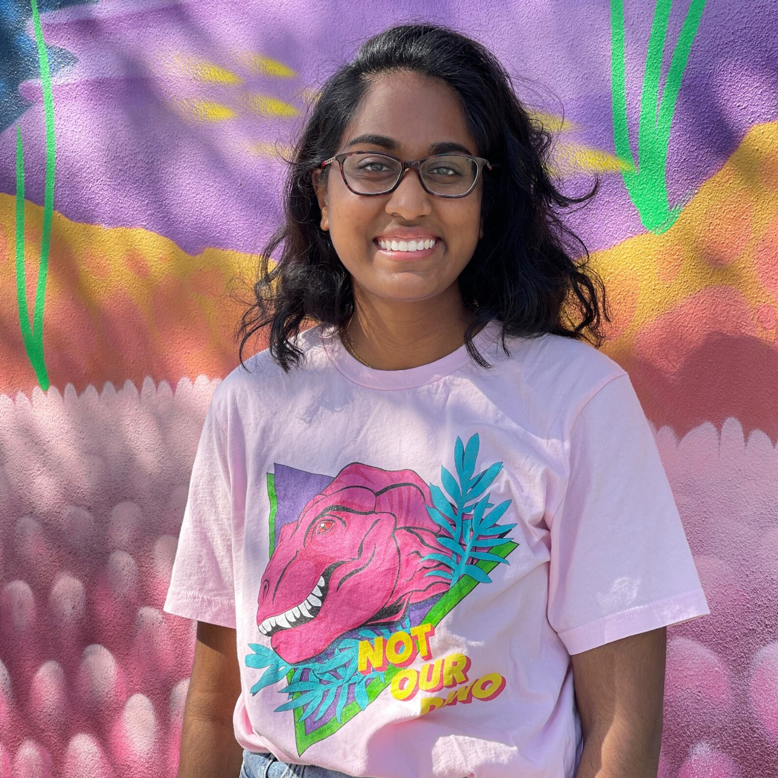 Not Our Dino Unisex Pink Tee Dinosaur Ride Shirt Animal - Etsy