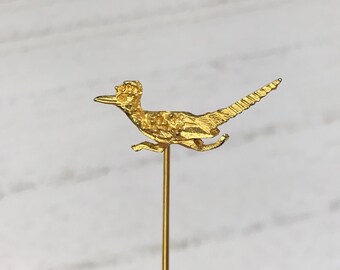 Gold Roadrunner Pin - Etsy