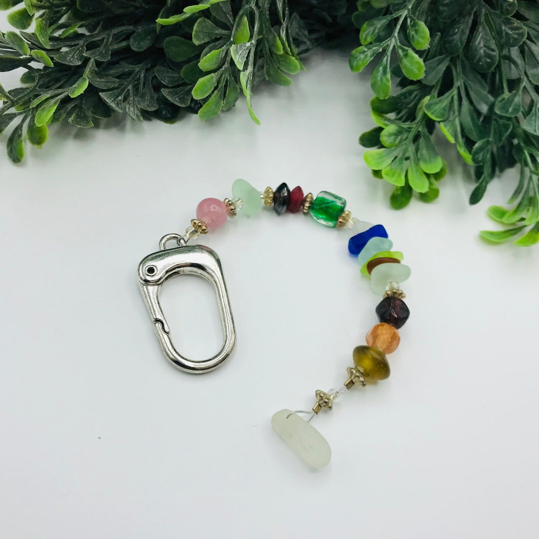 Vintage Beaded Key Chain - Etsy