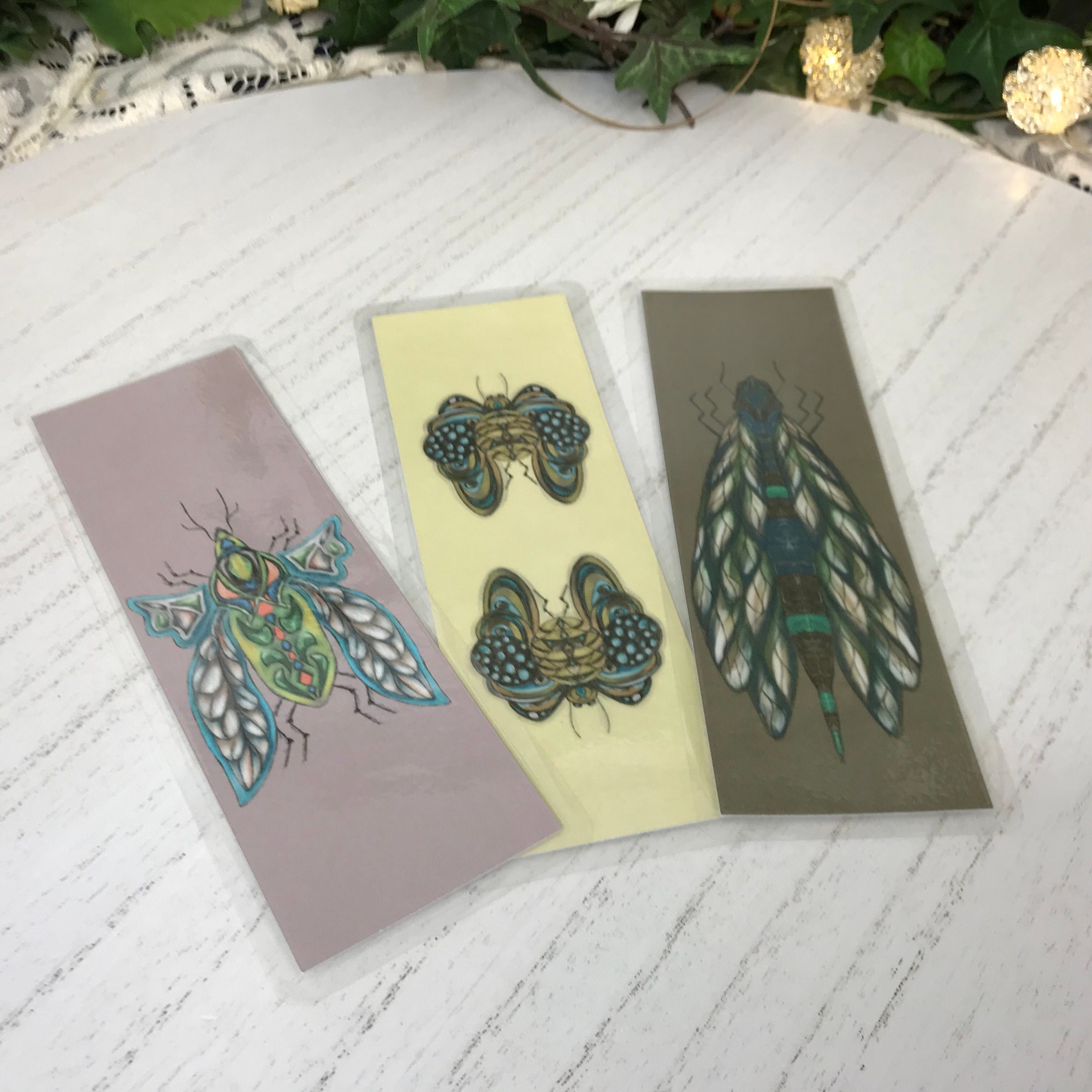 Random Bug Bookmarks Set of 3 - Etsy
