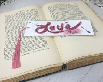 Love and Bookmark | Etsy