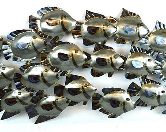 Metal fish art | Etsy