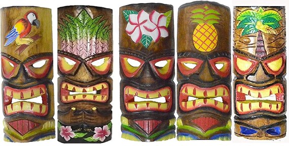 Hawaiian Tiki Masks