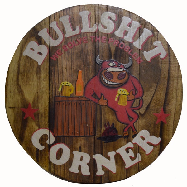 Beer and Bullshit Sign - Etsy