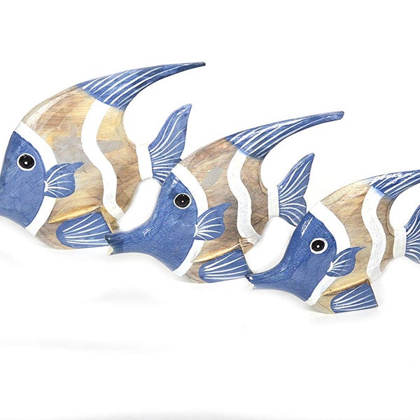 Wood Angel Fish - Etsy