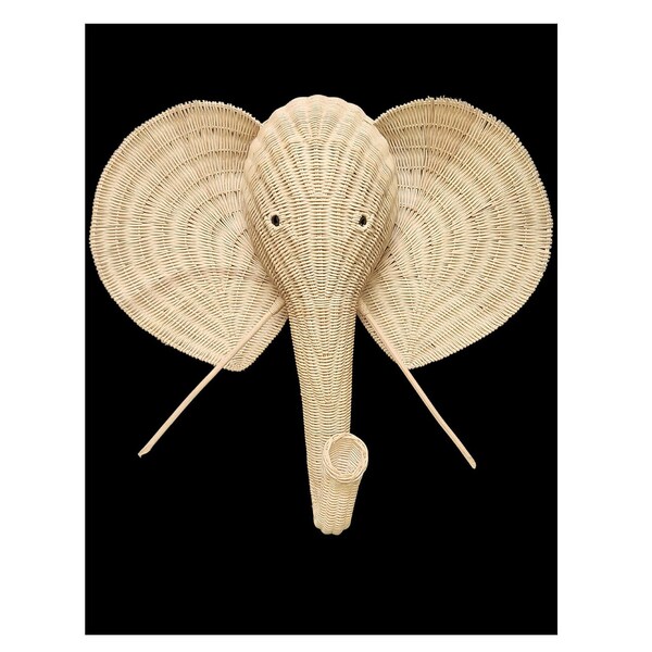 Wicker Elephant - Etsy