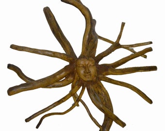 Root Face Sculpture - Etsy