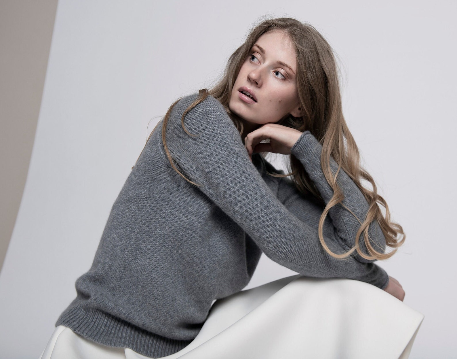 Hand Knit Cashmere Sweater Womens Cashmere Pullover Cashmere | Etsy