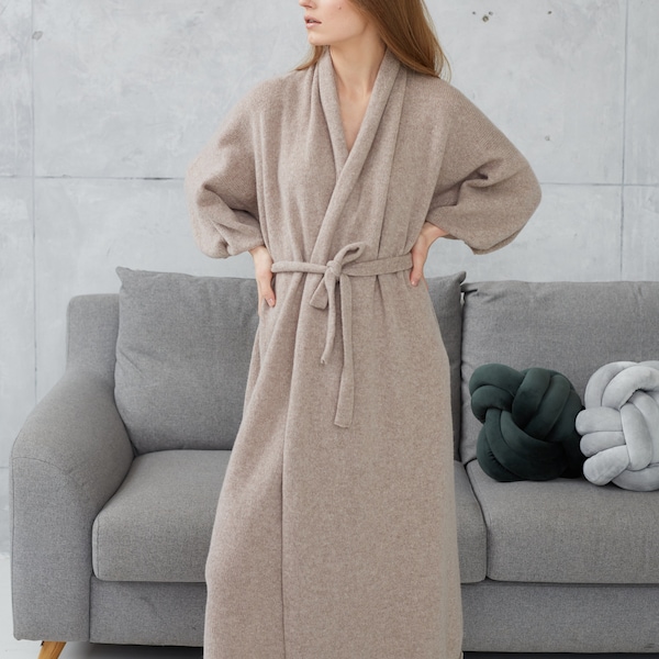 Wool Robe - Etsy