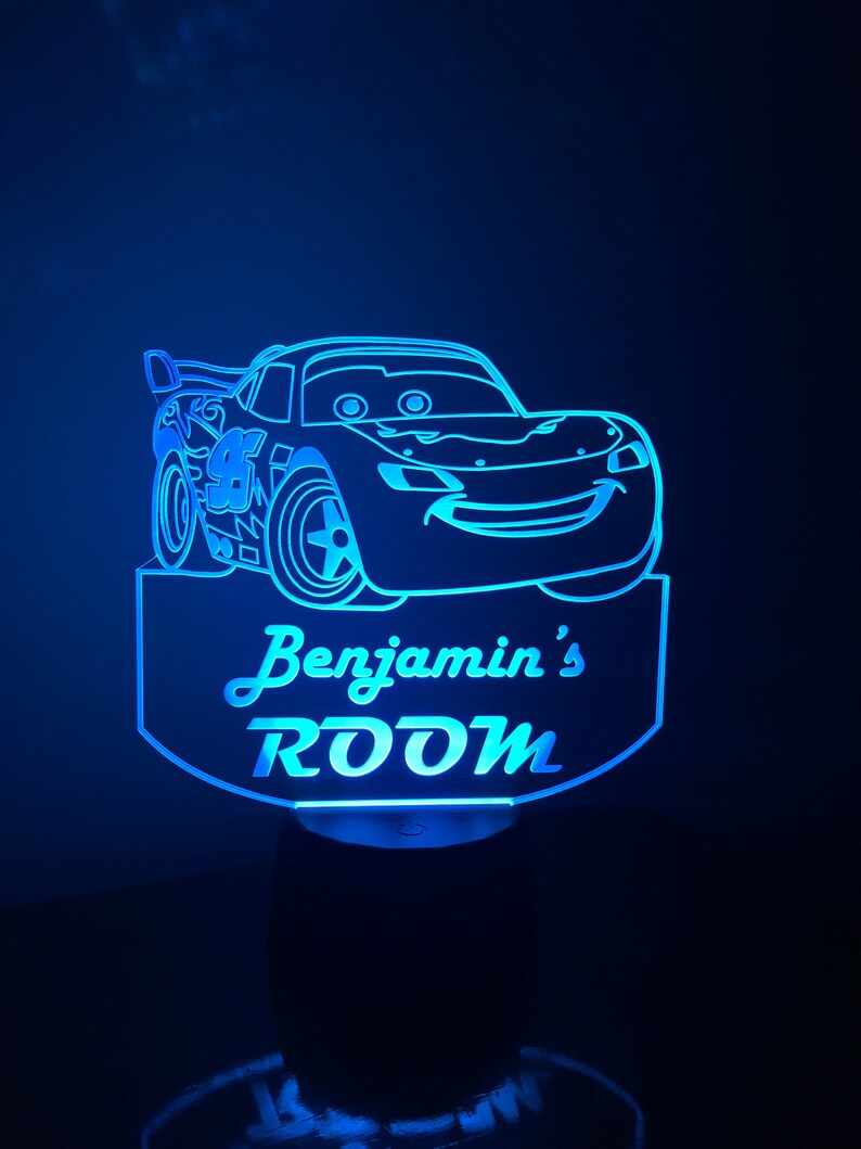Personalized Car LED Lamp - Etsy