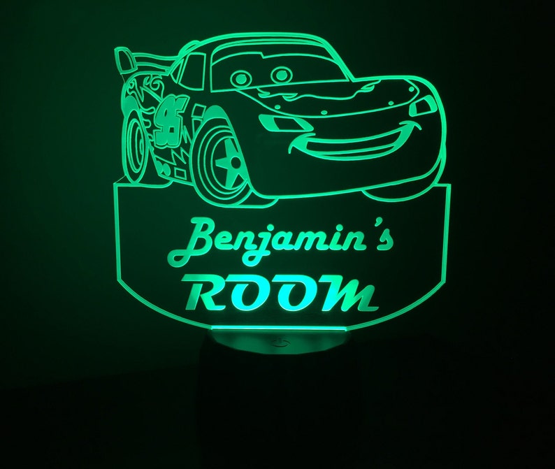 Personalized Car LED Lamp - Etsy